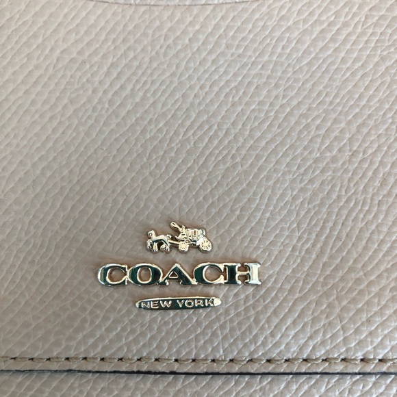 Coach | Bags | Coach Authentic Accordion Cream Wallet | Poshmark